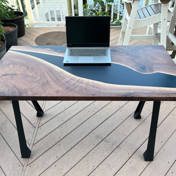 Epoxy Computer Desk - Etsy