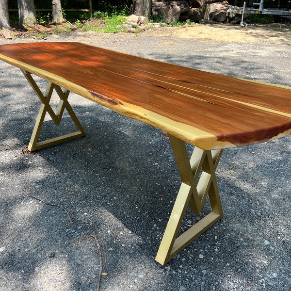 Red Cedar Dining Table - Etsy