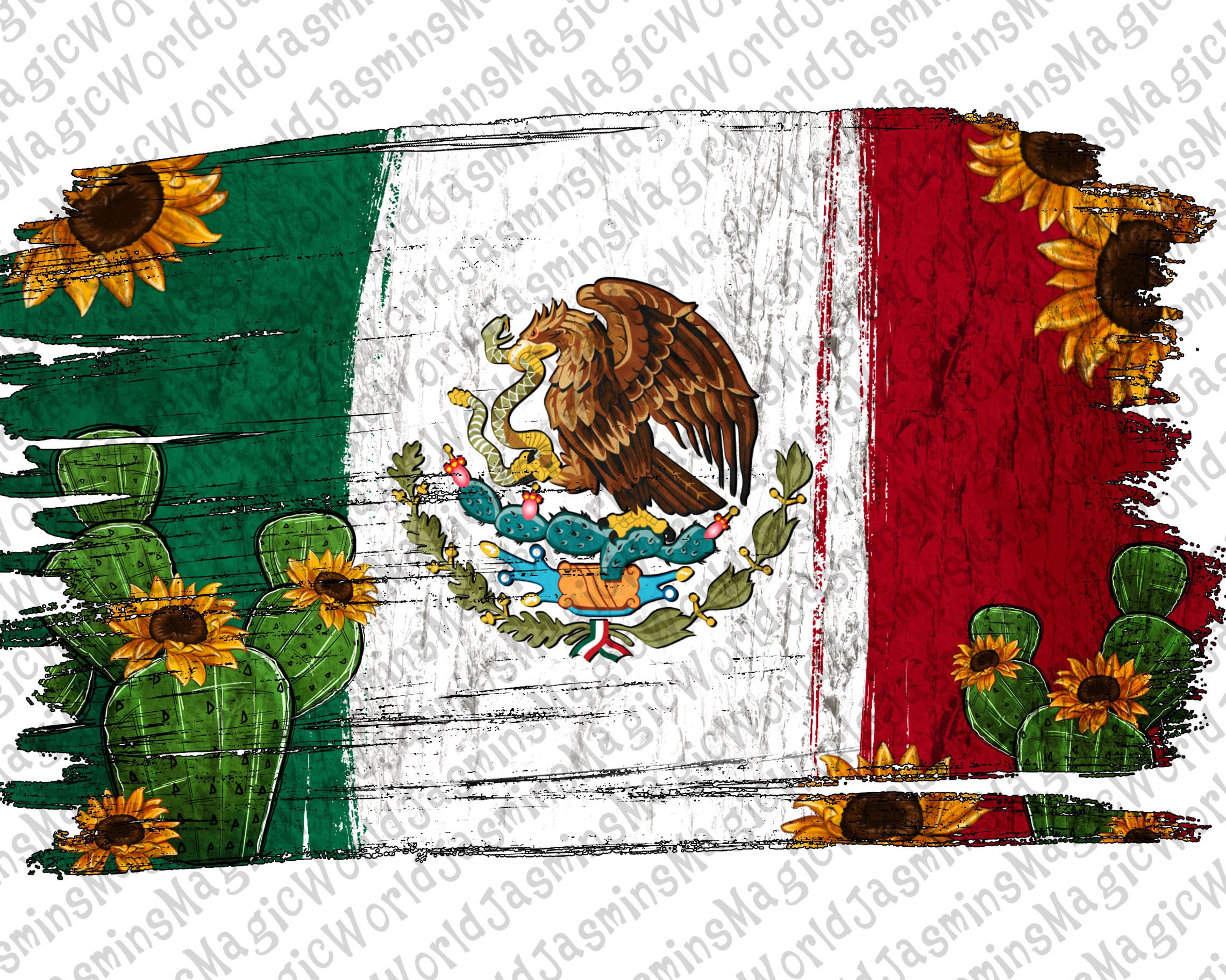 Mexican Flag Png
