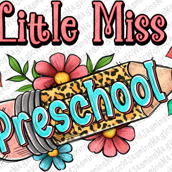 Little Miss Preschool Png - Etsy