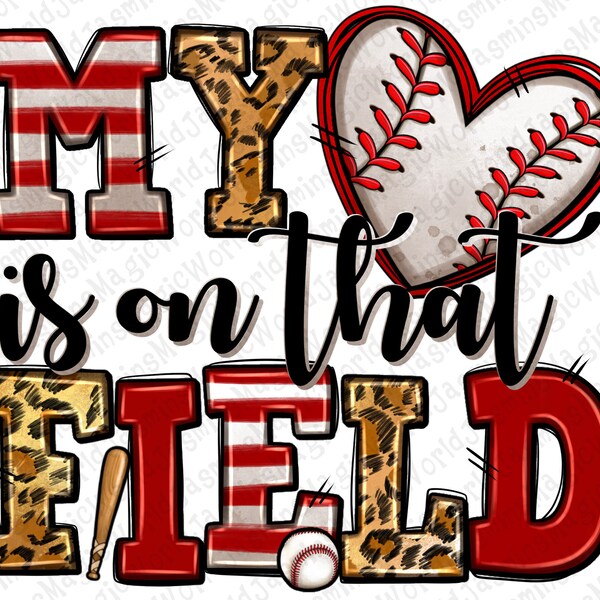 Baseball Heart - Etsy