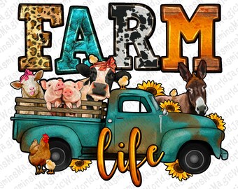 Farm Life Chicken Png Sublimation Design Download Farm Life - Etsy