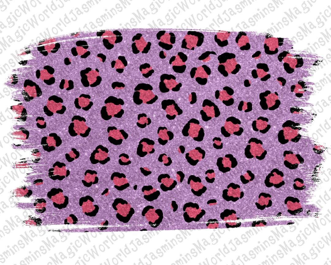 Light Purple and Pink Leopard Distressed Background Png - Etsy