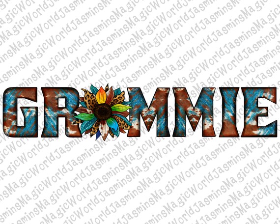 Grammie Cowhide Png Western Design Leopard Sublimation | Etsy
