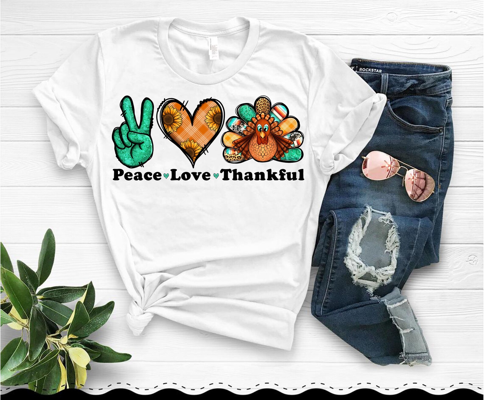 Peace Love Thankful Turkey Png Peace Love Thanksgiving Peace - Etsy