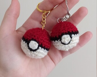 Pokeball Keyring - Etsy