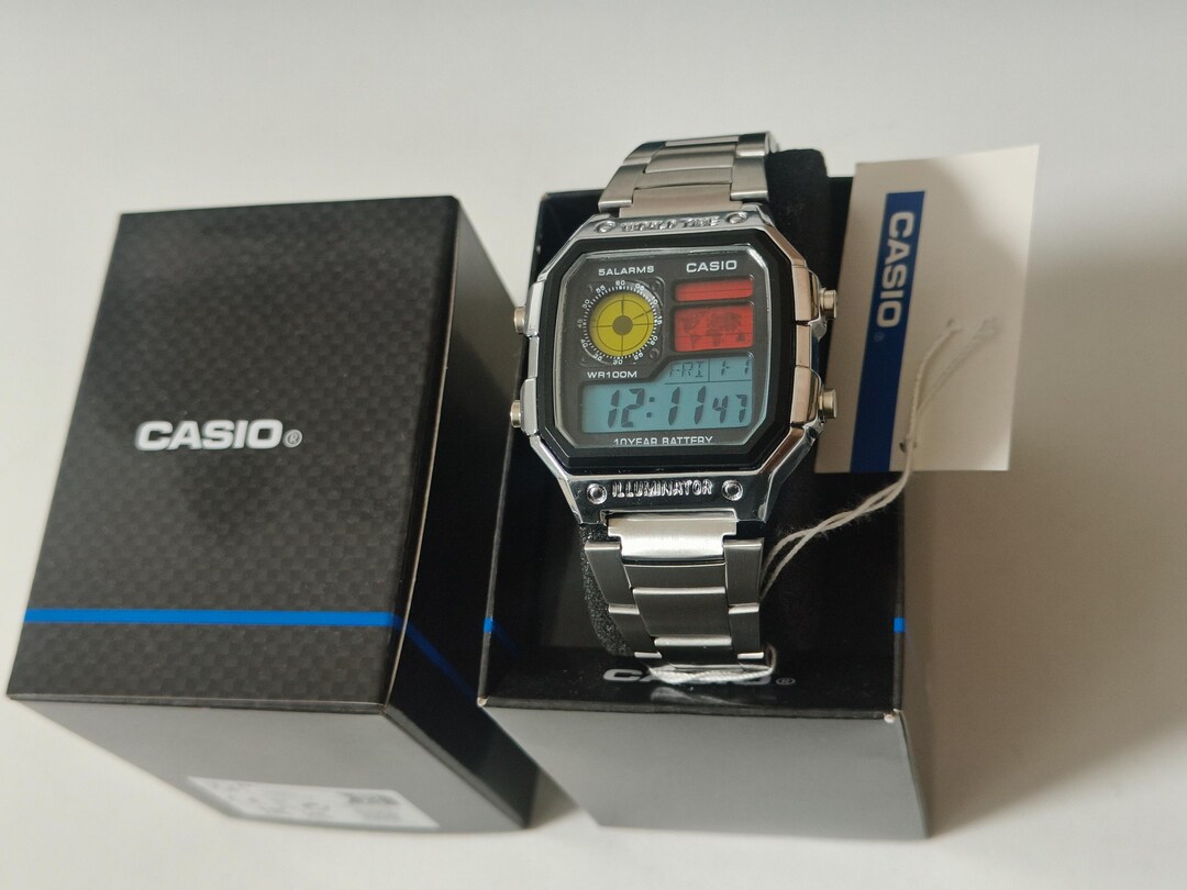 Casio AE-1200WHD World Time Illuminator Multicolor Mod More Colors ...