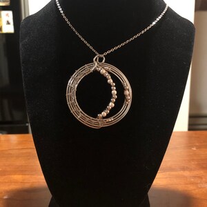 Sun/moon Eclipse Necklace: Unique Wire Wrap Handmade Crystal | Etsy