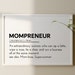 Mompreneur Definition Mothers Day Gift for Mom Women Entrepreneur Mom ...