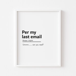 Funny Email Art Funny Email Definitions Funny Home Office Decor Funny ...
