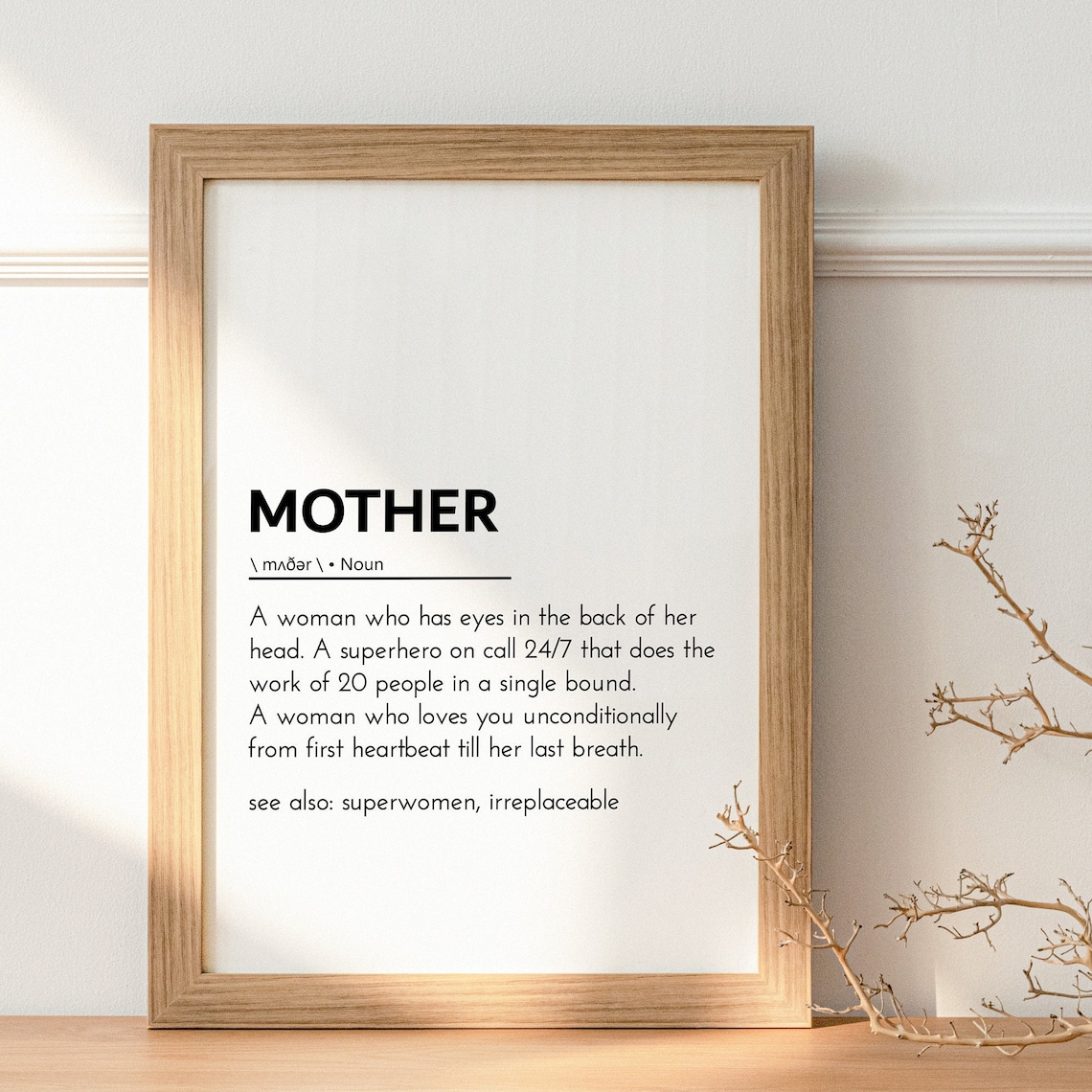 Mother Definition Mother Day Gift From Daughter Definition of Mother ...