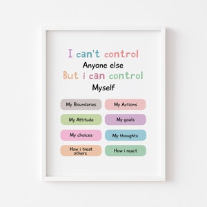 Set of 6 Therapy Office Art, Mental Health Posters, Psychology Bundle ...