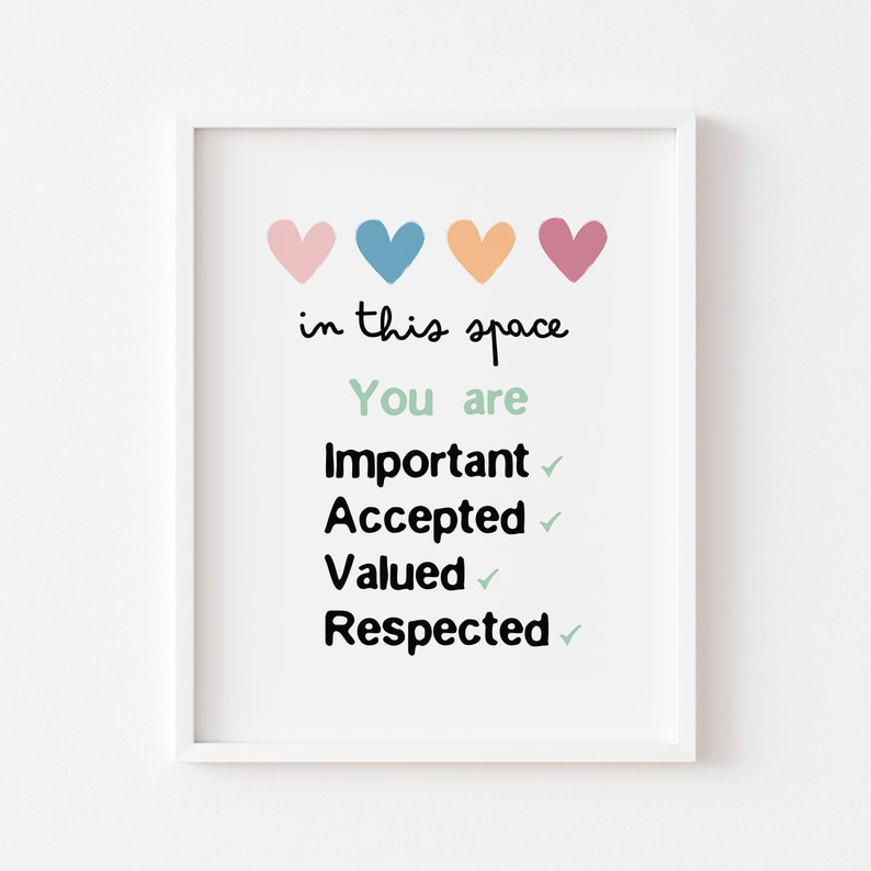 In This Space En Este Safe Space Sign School Office Classroom Decor ...