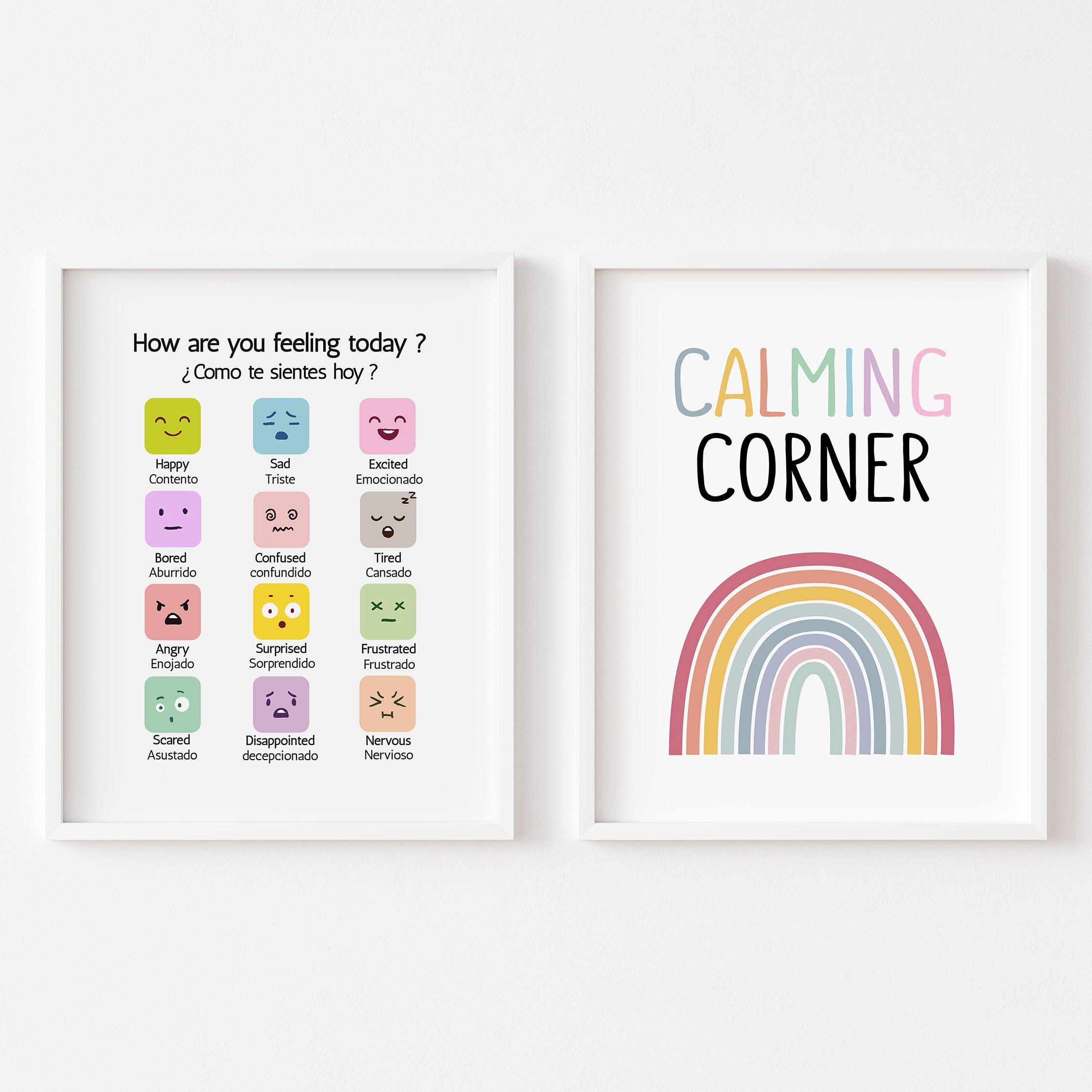 Calming Corner How Are You Feeling Today Emotions Poster Classroom ...