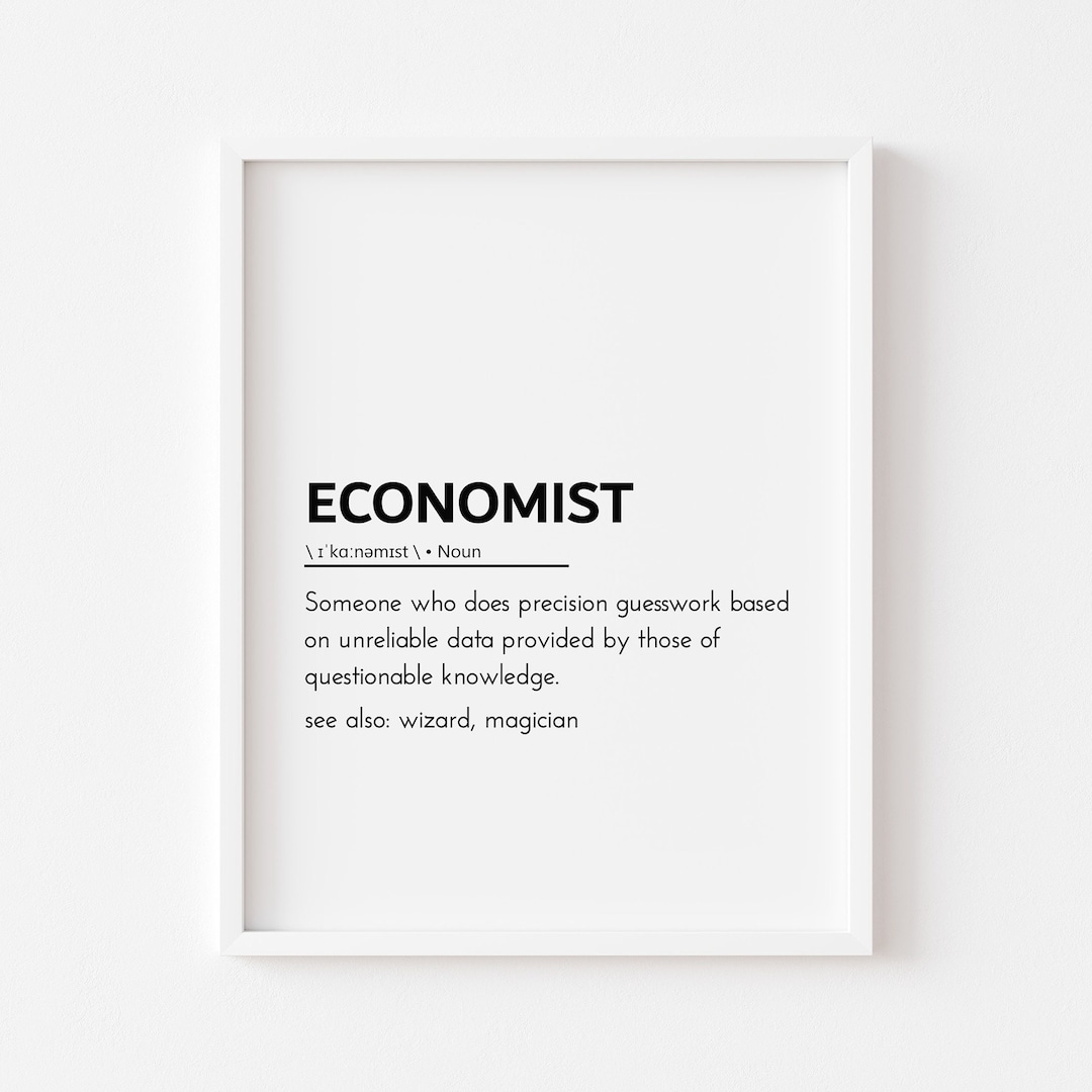 Economist Definition Economist Poster Economist Gift Economist Office ...