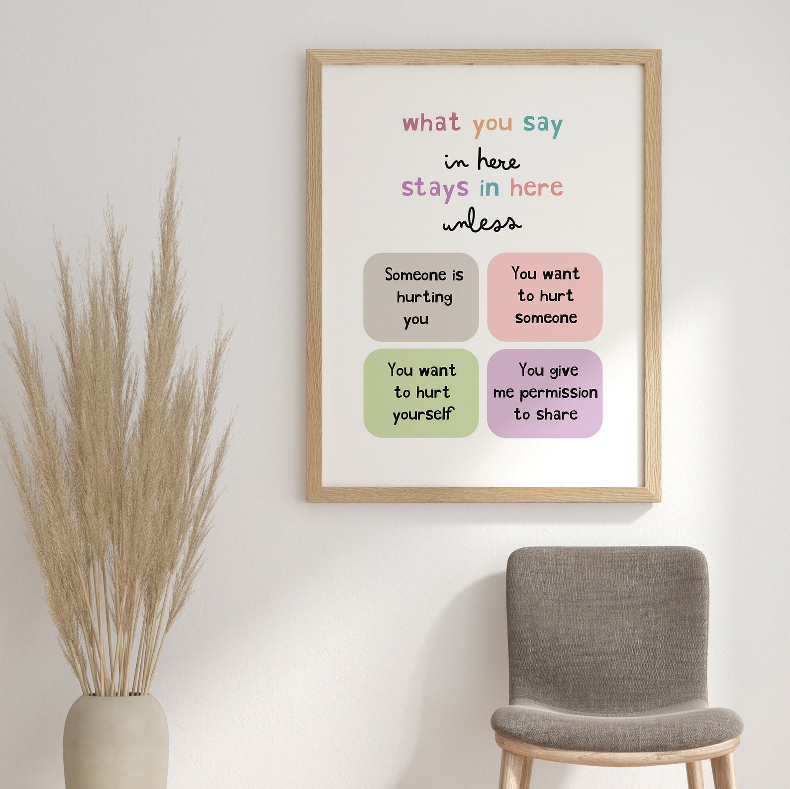 What You Say in Here Stays in Here Safe Space School Psychologist ...