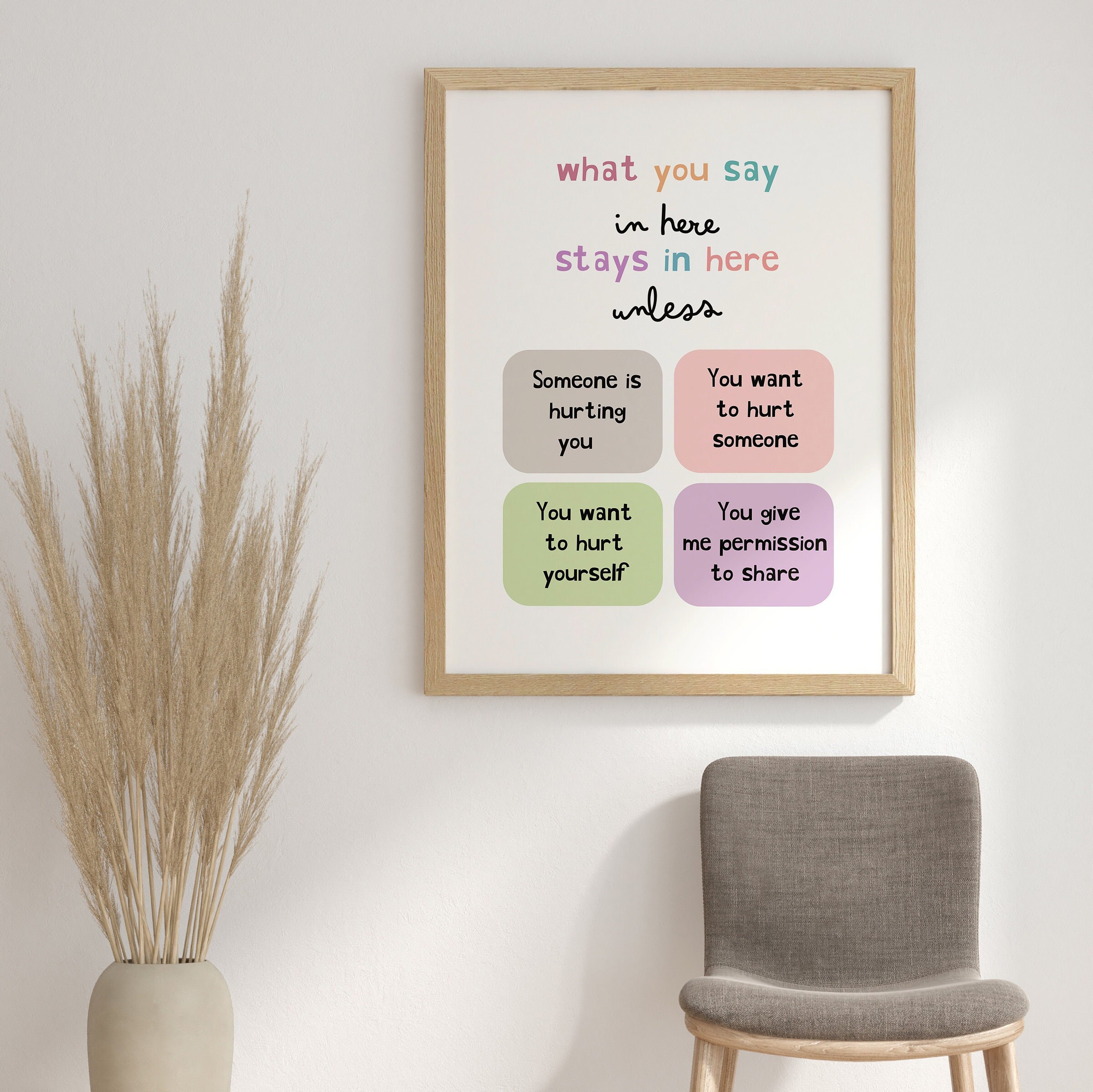 What You Say in Here Stays in Here Safe Space School Psychologist ...