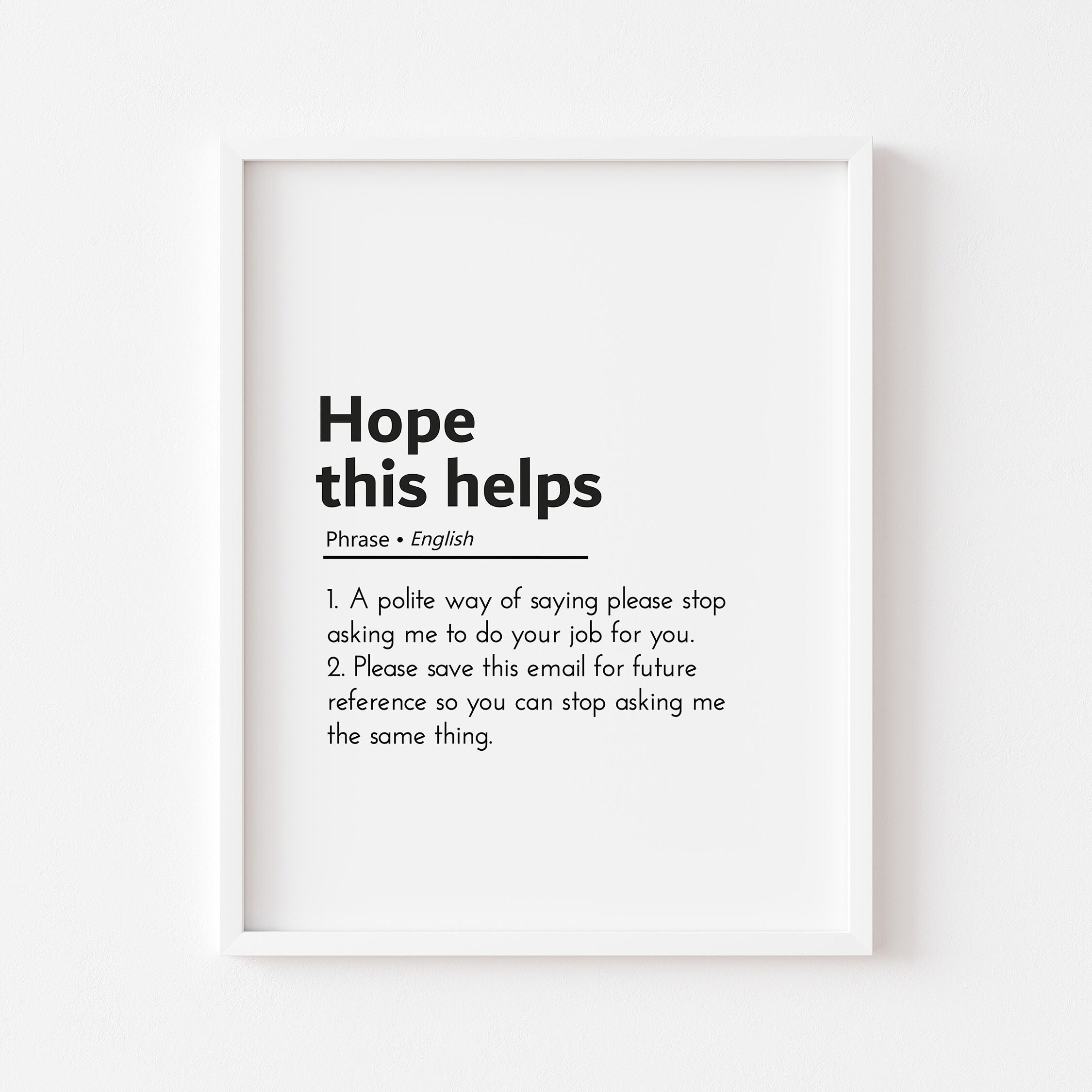 Email Art Funny Office Decor Funny Office Signs Funny Email Definitions ...