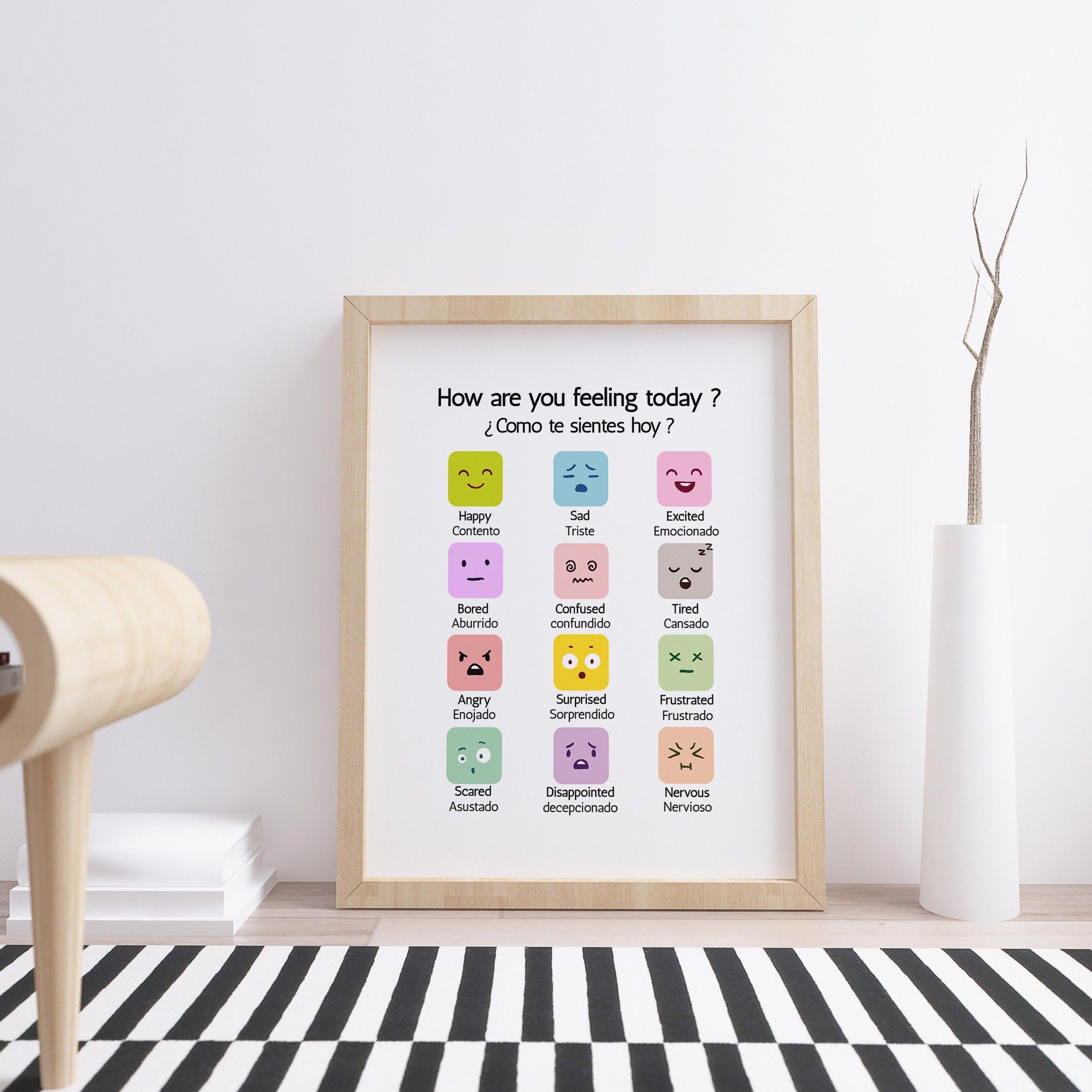 How Are You Feeling Today Poster Spanish