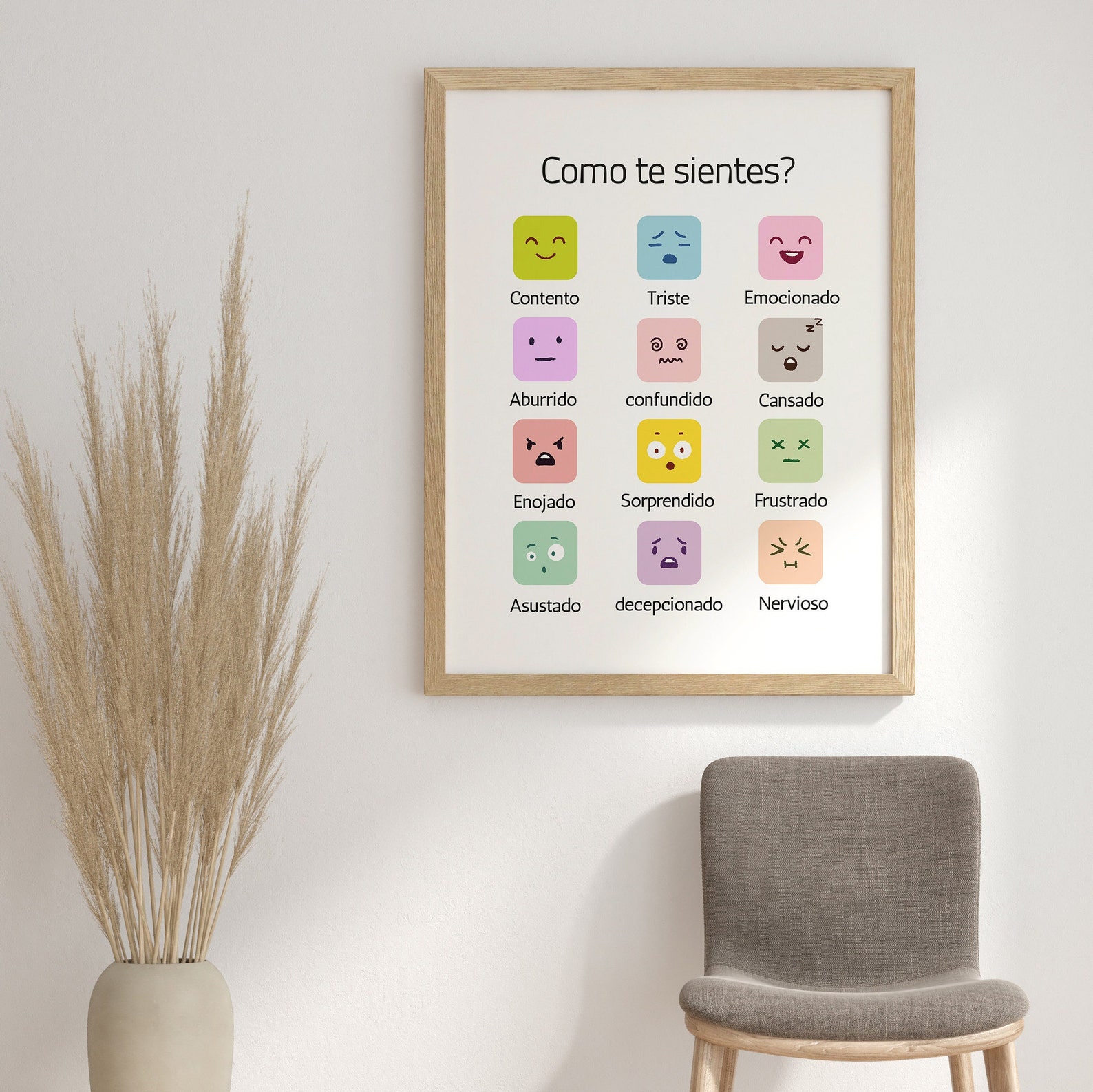 Como Te Sientes Spanish School Spanish Emotions Poster Bilingual School ...