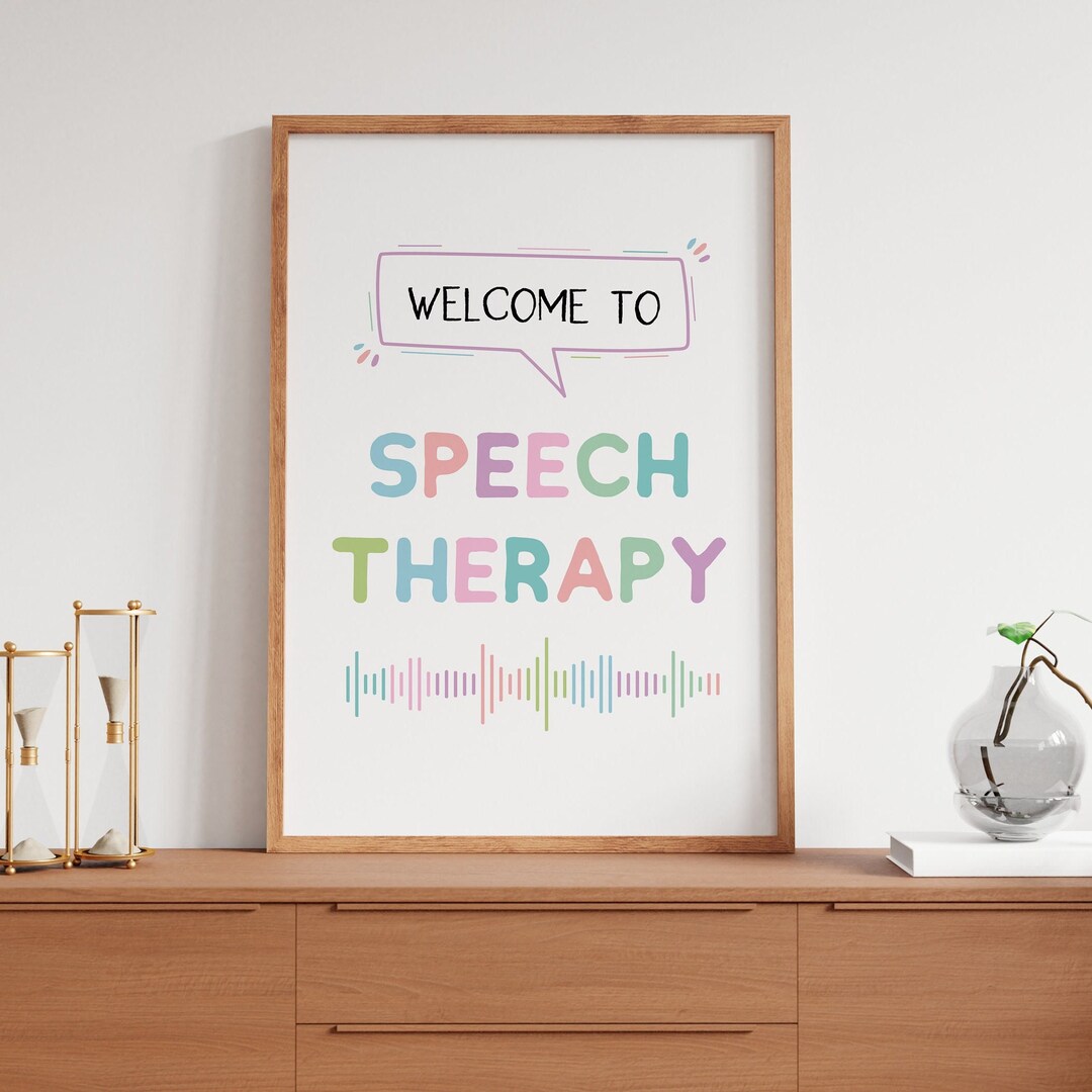 Welcome to Speech Room Speech Therapy Room Decor Speech Therapy Posters ...