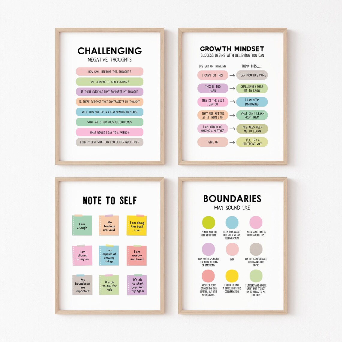 Mental Health Posters, Check in With Yourself, Growth Mindset ...