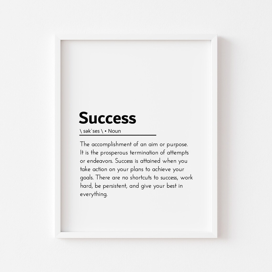 Success Definition Success Quotes Inspirational Quotes Success Poster ...