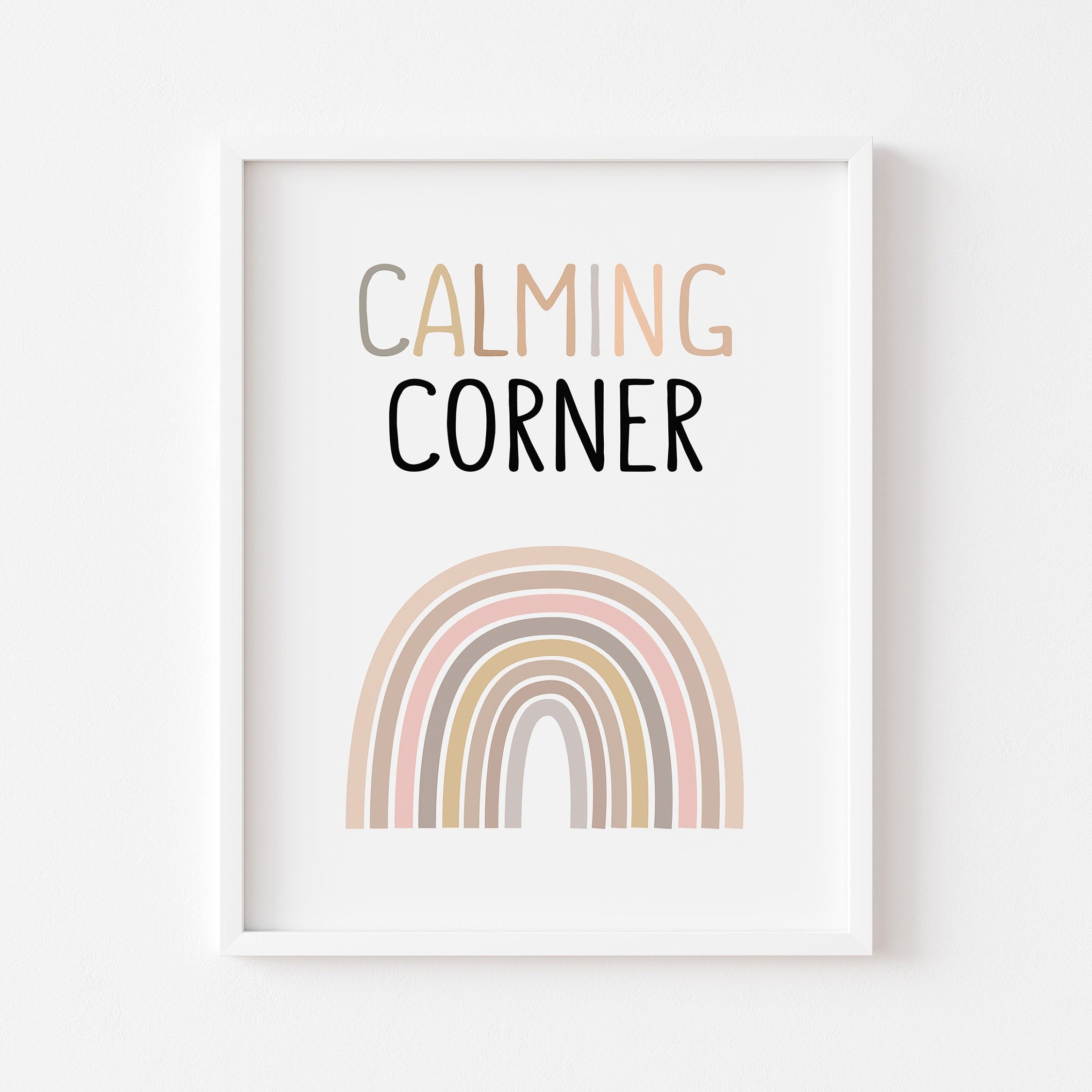Calming Corner Posters, Feelings Chart, Classroom Decor (digital ...