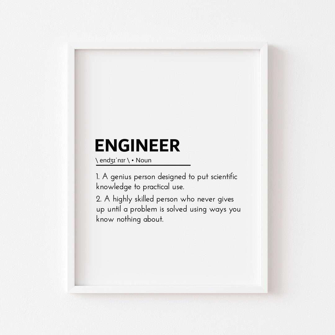 Engineer Definition, Engineer Gifts, Definition of Engineer ...