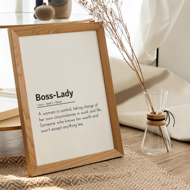 Boss Lady Definition Boss Lady Quote Women Work From Home Boss Lady ...
