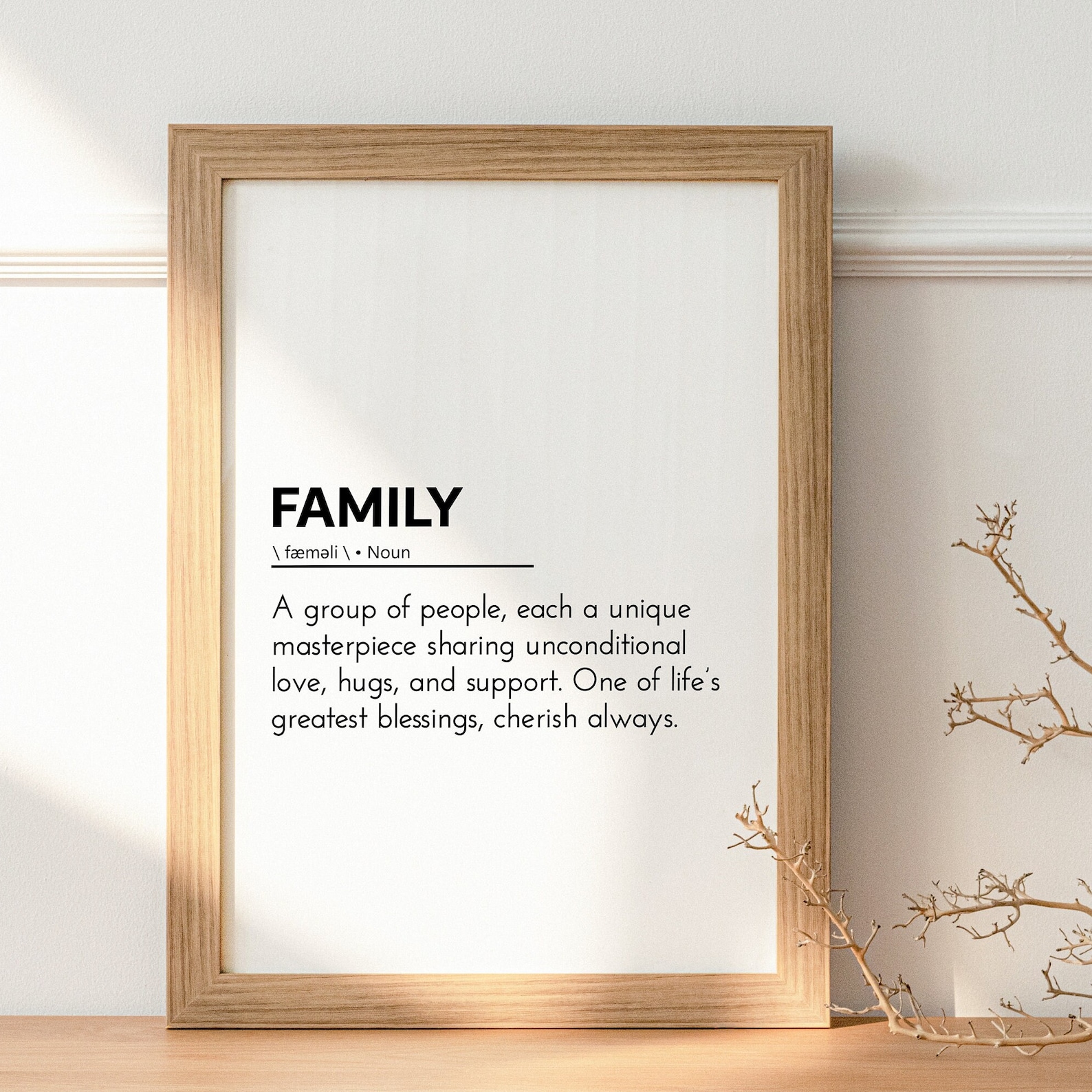 Family Definition Print, Family Quotes, Family Print, Family Wall Decor ...