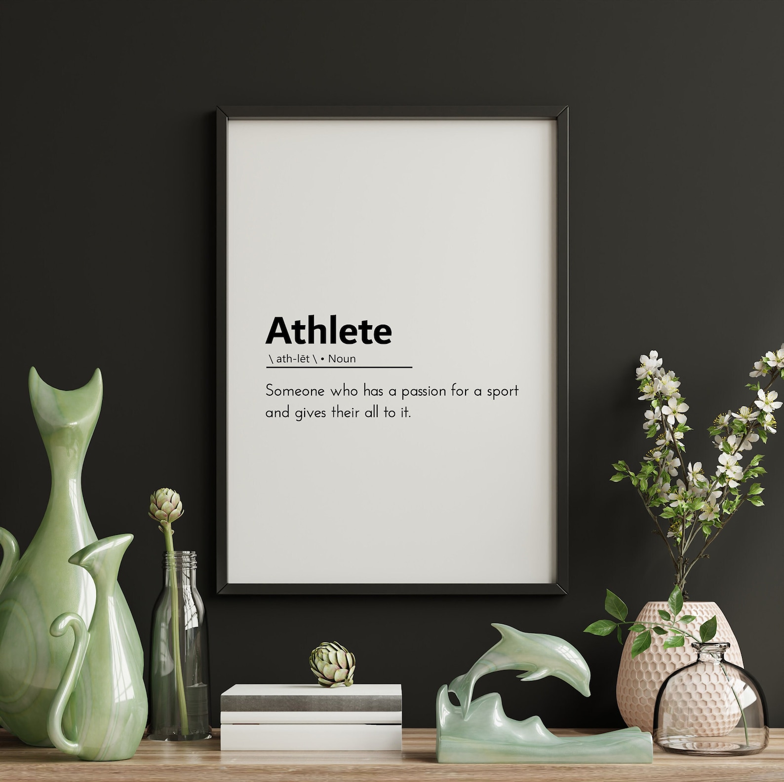 Athlete Definition Athlete Poster Athlete Quote Athlete Gift Athlete ...
