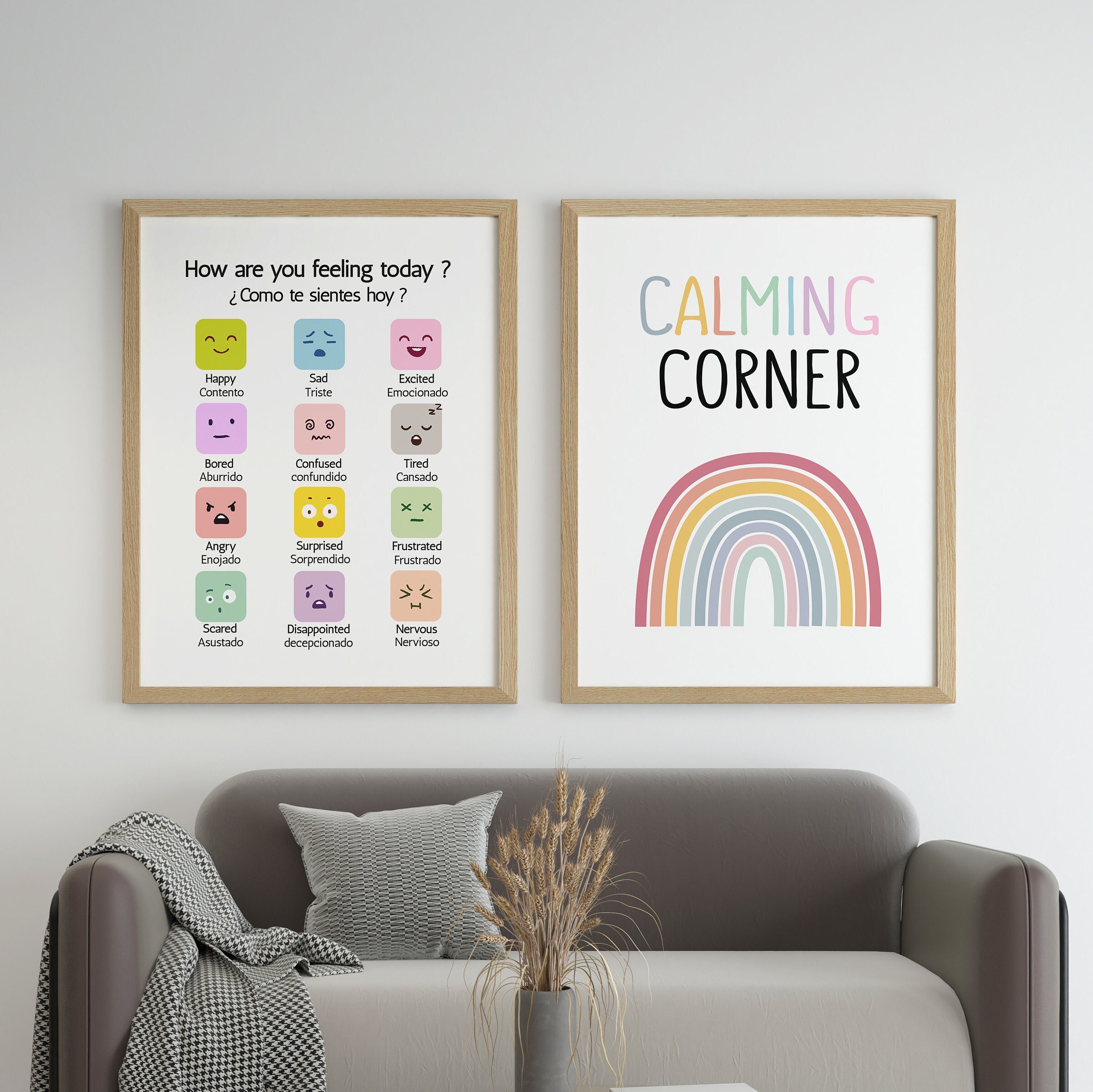 Calming Corner How Are You Feeling Today Emotions Poster Classroom ...