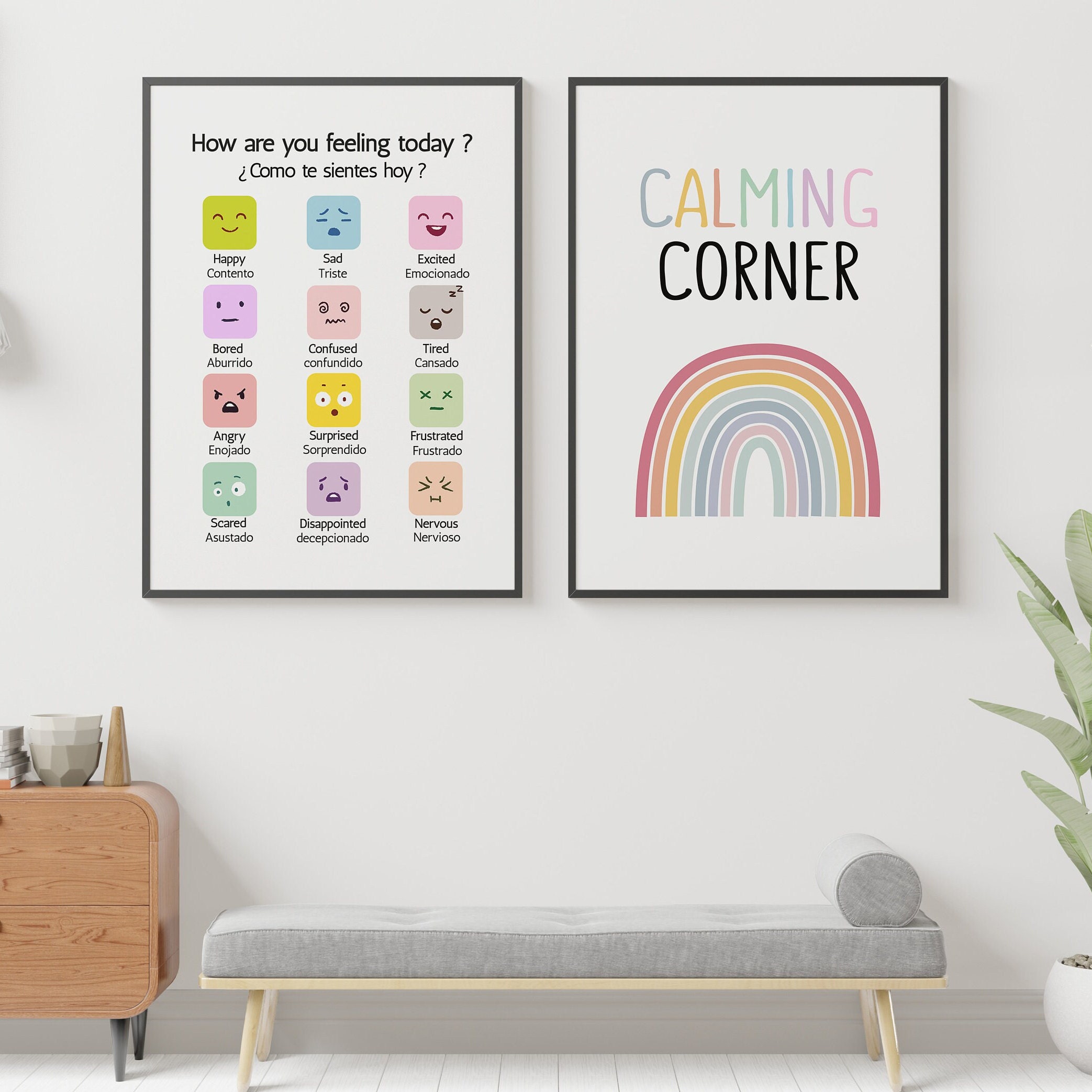 Calming Corner How Are You Feeling Today Emotions Poster Classroom ...