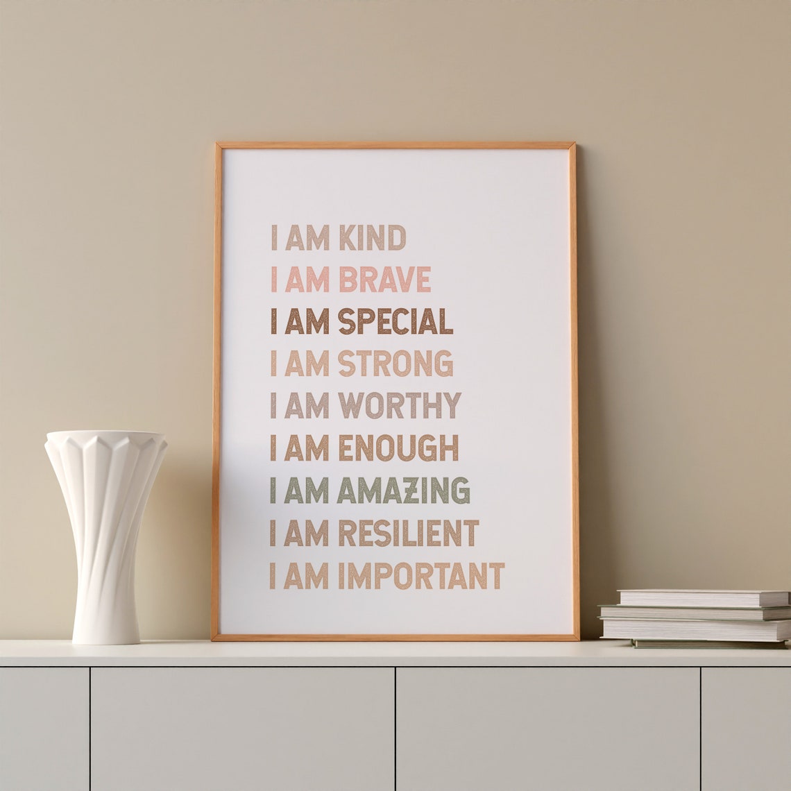 Calm Down Corner Home, We Can Do Hard Things, Kids Affirmations ...