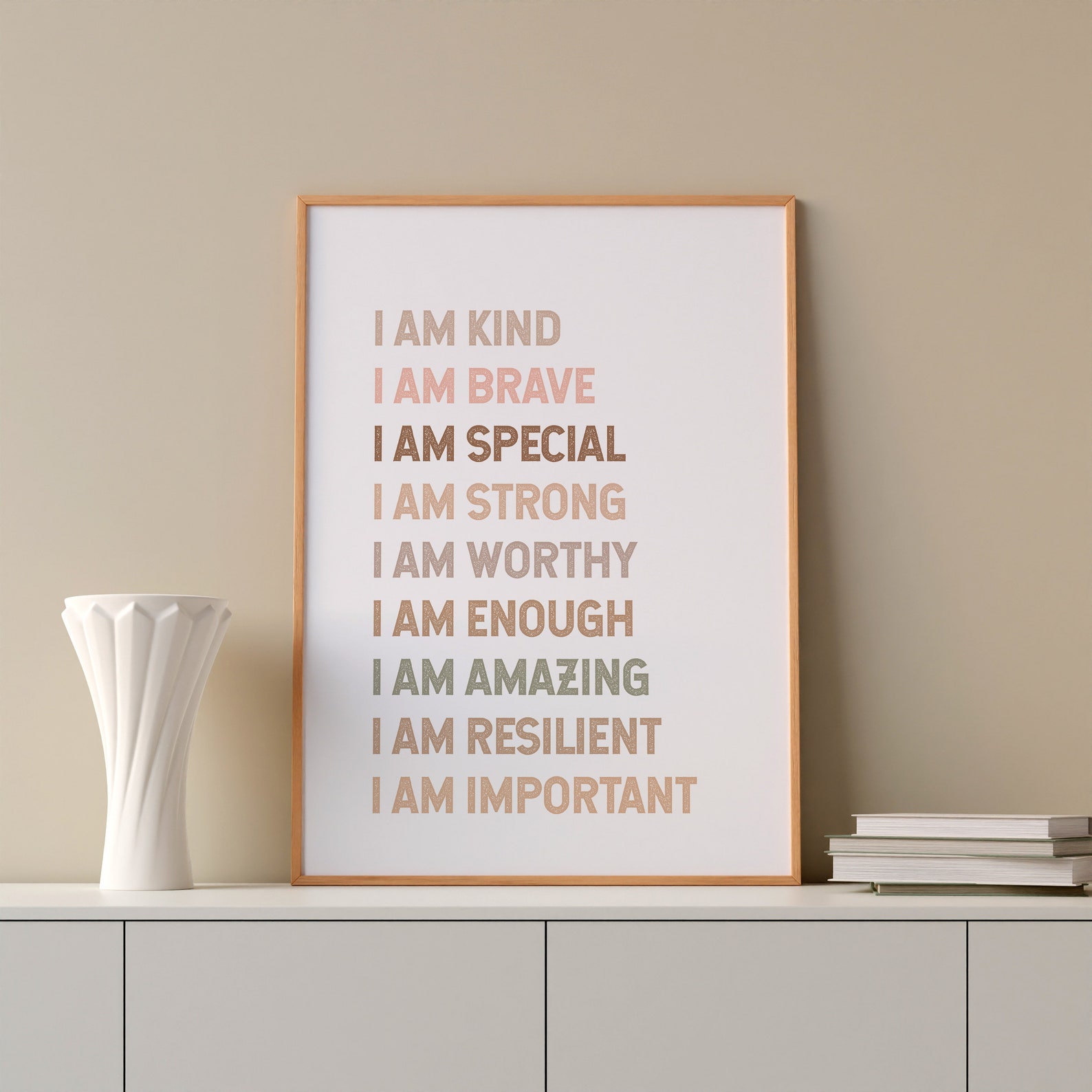 Calm Down Corner Home, We Can Do Hard Things, Kids Affirmations ...