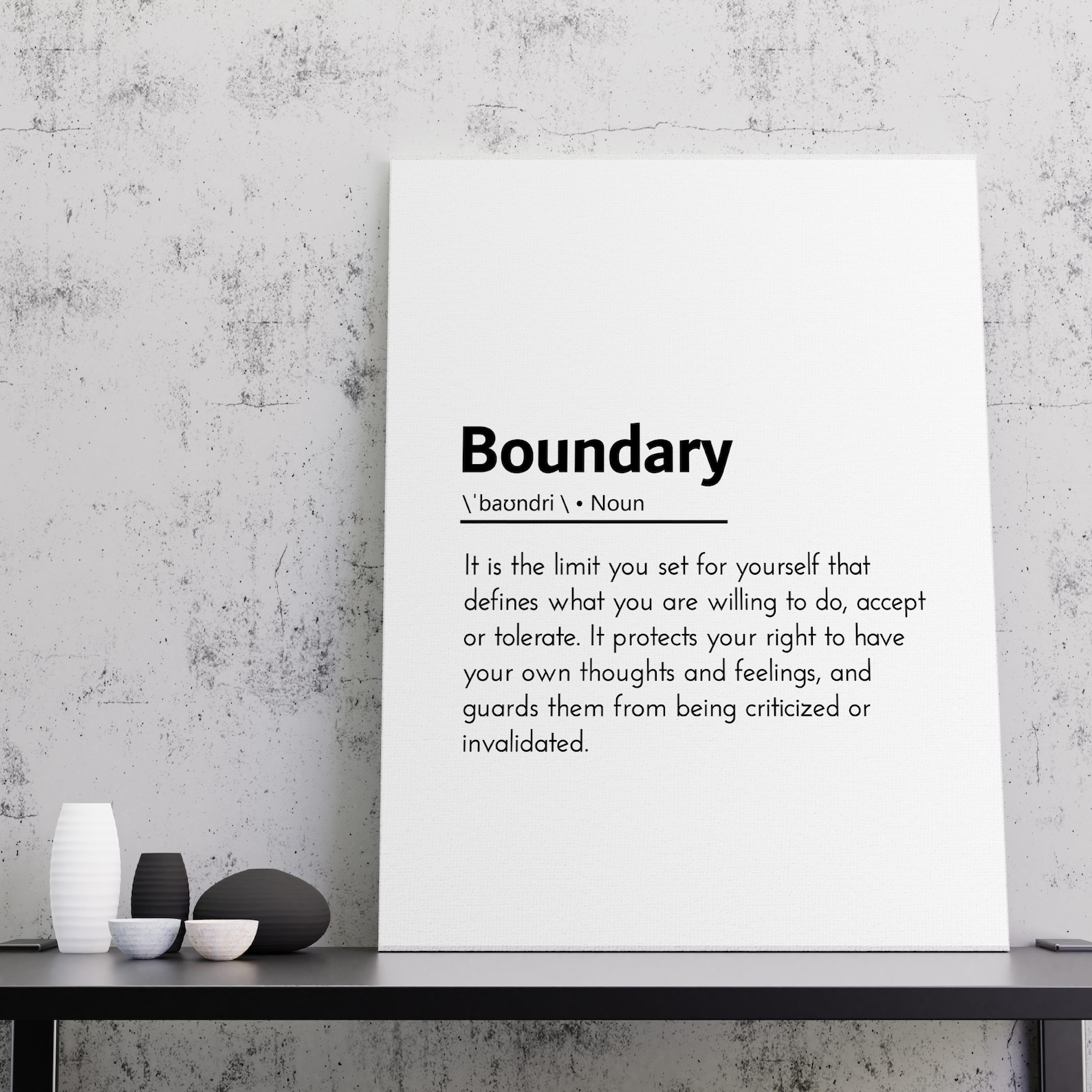 Boundary Definition Personal Boundaries Personal Growth Boundary ...
