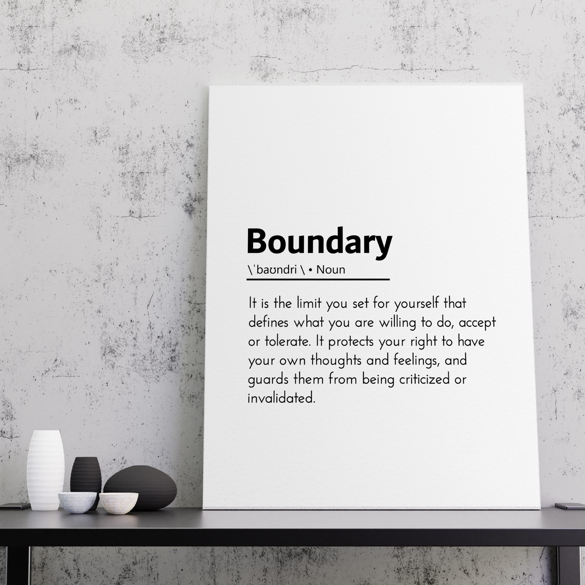 Boundary Definition Personal Boundaries Personal Growth Boundary ...