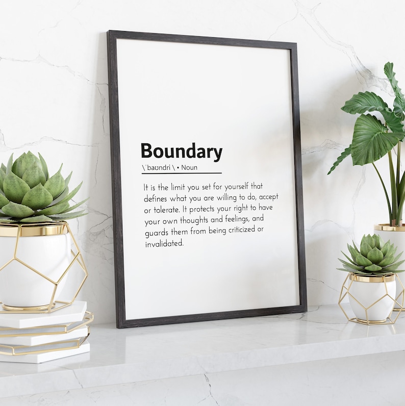 Boundary Definition Personal Boundaries Personal Growth Boundary ...
