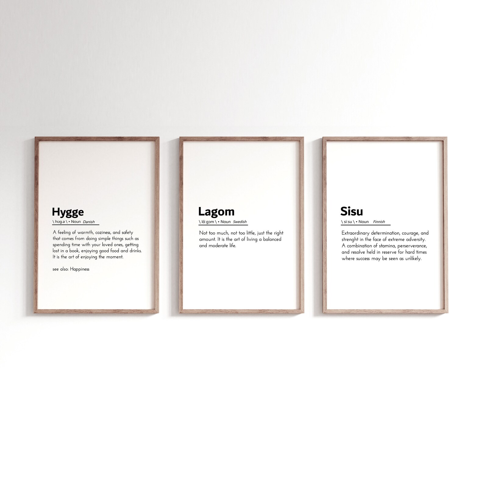 Hygge Definition Lagom Sisu Hygge Decor Danish Definition - Etsy