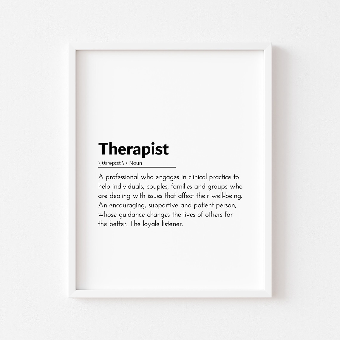 Therapist Definition Therapist Quotes Therapist Office Decor Therapist ...