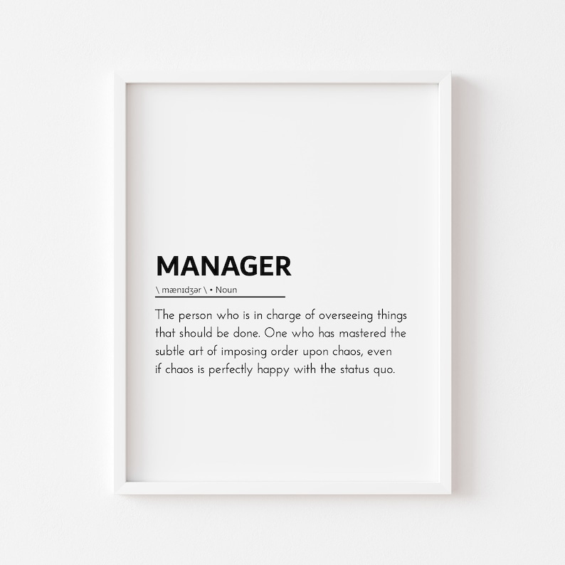 Manager Definition Manager Gift Ideas Manager Quotes Office Manager ...