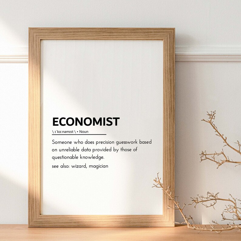 Economist Definition Economist Poster Economist Gift Economist Office ...