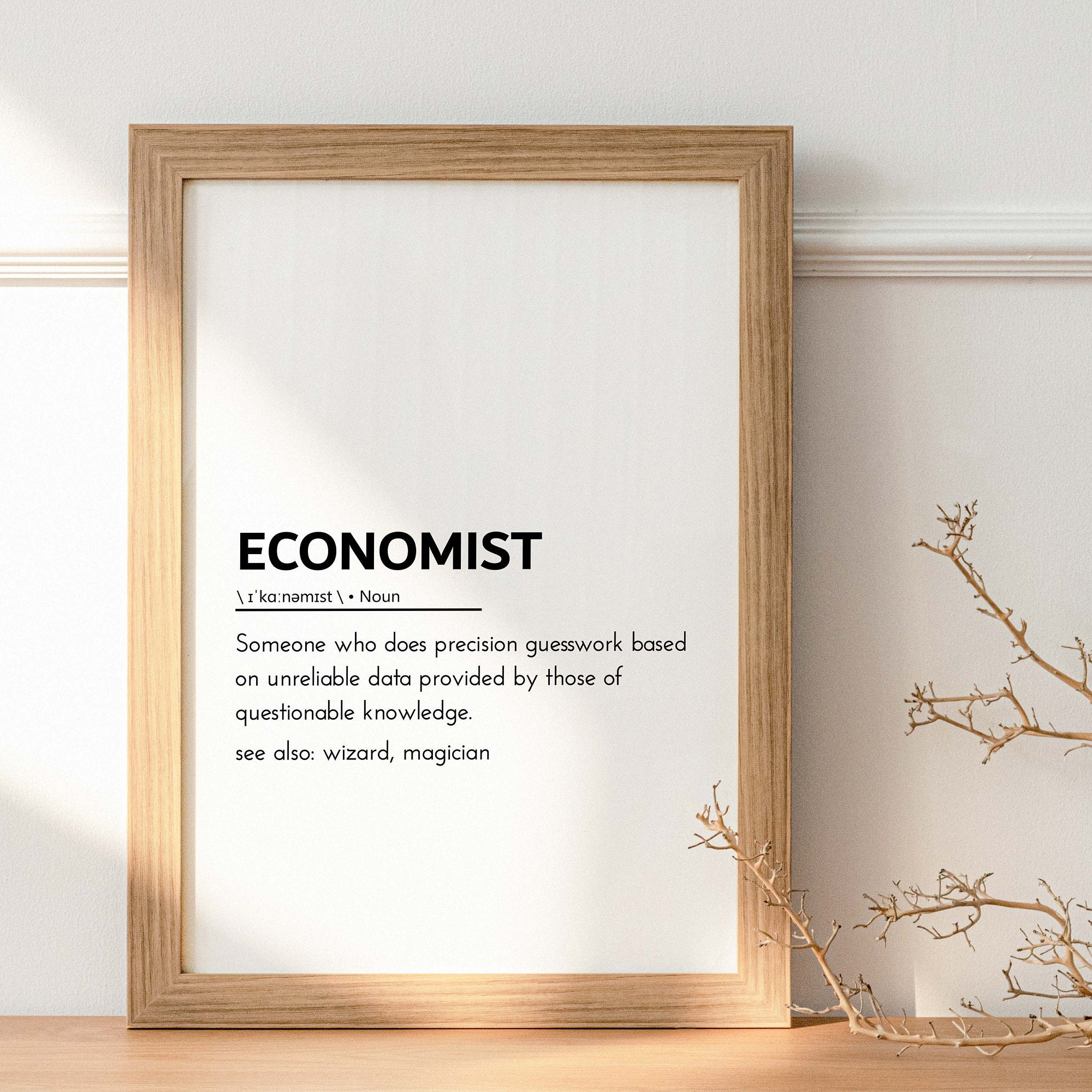 Economist Definition Economist Poster Economist Gift Economist Office ...