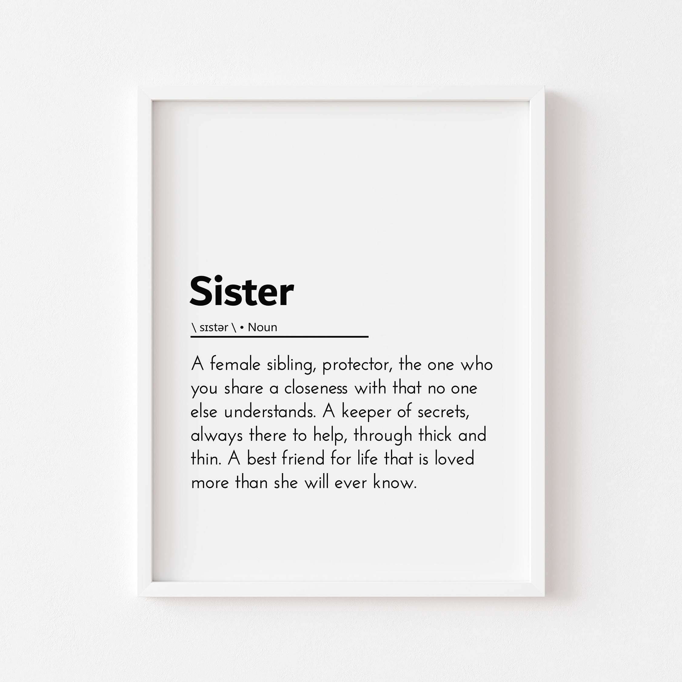 Sister Definition Sister Quotes Sister From Another Mister Sister to ...