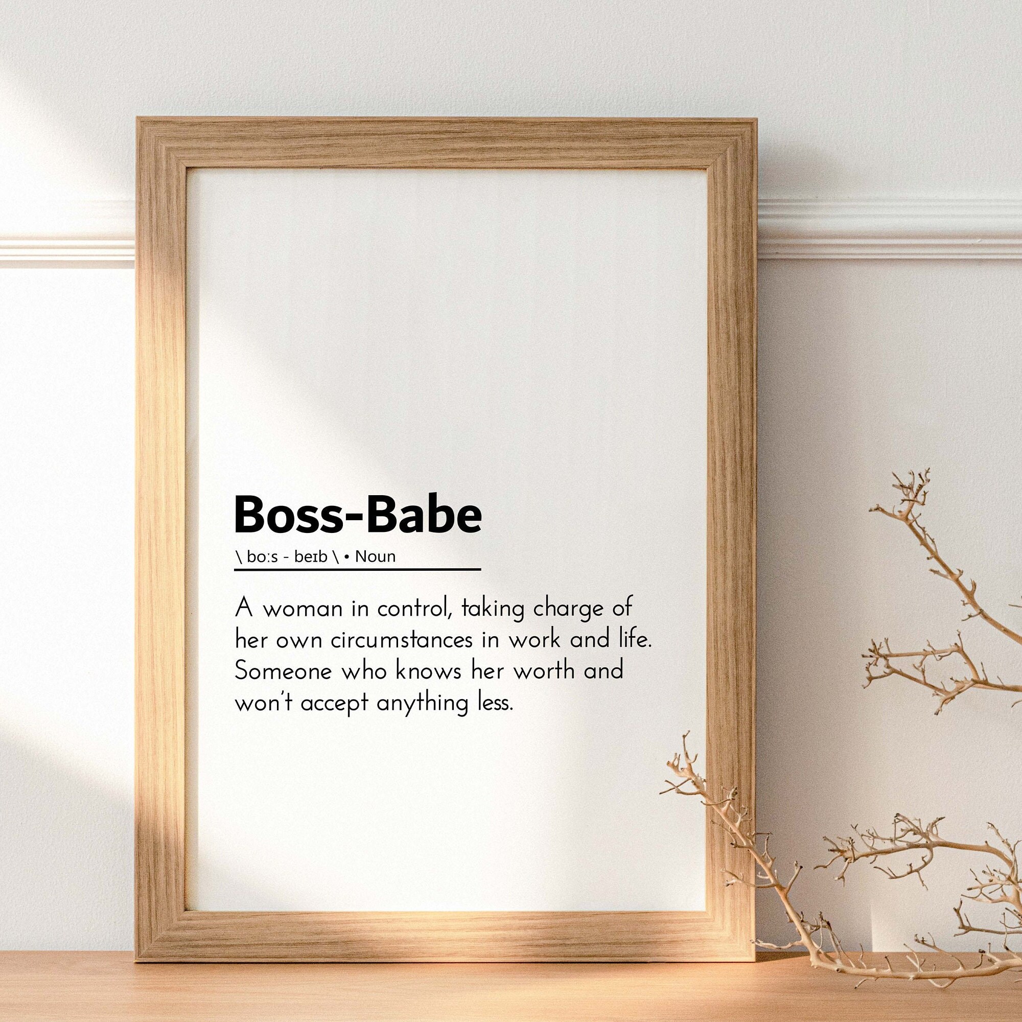 Boss Babe Definition Boss Babe Quote Boss Babe Gift Women Work From ...