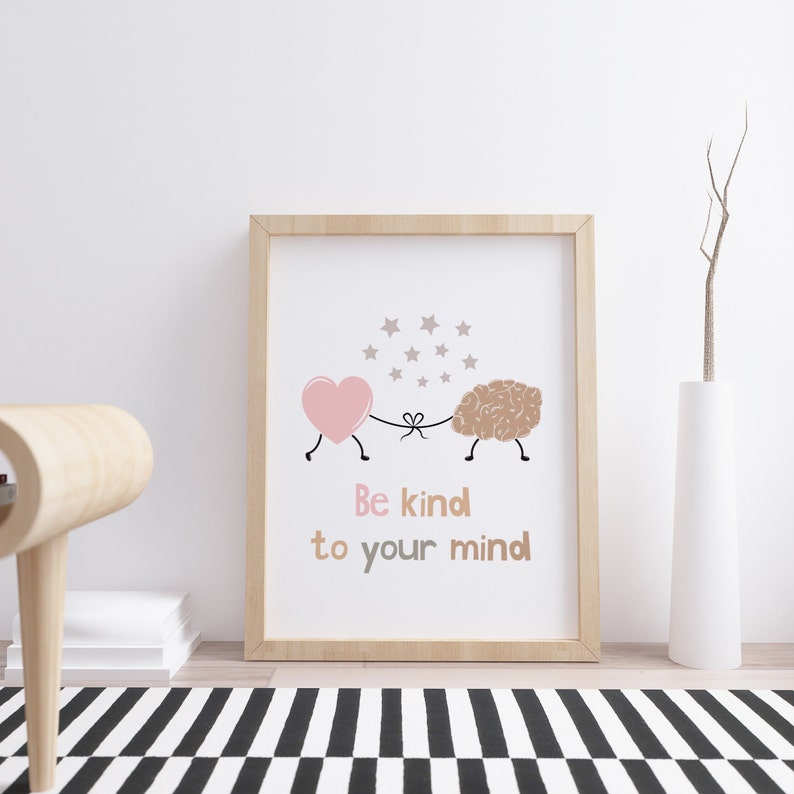 Mental Health Poster Set for Counselor Office (digital Download) - Etsy