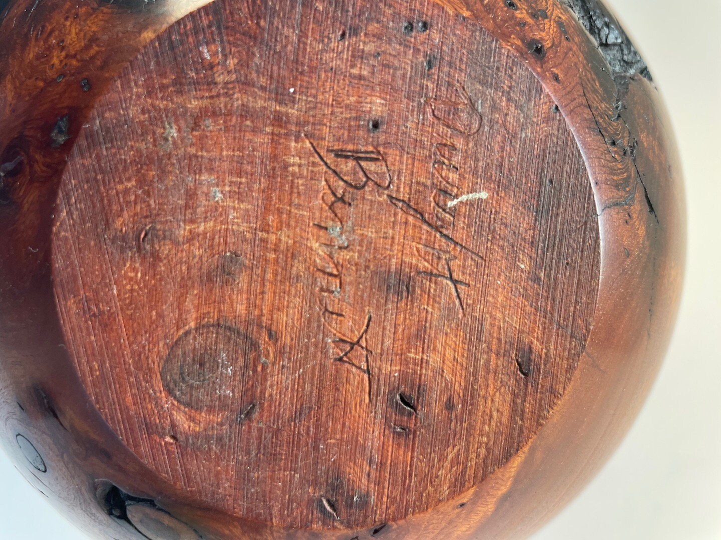 Dwight Bennett Wood Vessel Inlaid With Precious Metal - Etsy