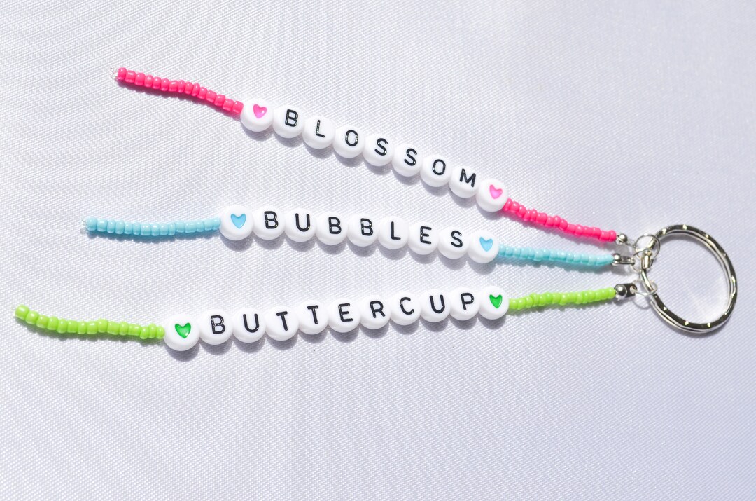 Powerpuff Girls Keychain Personalized / Bubbles Buttercup Blossom ...
