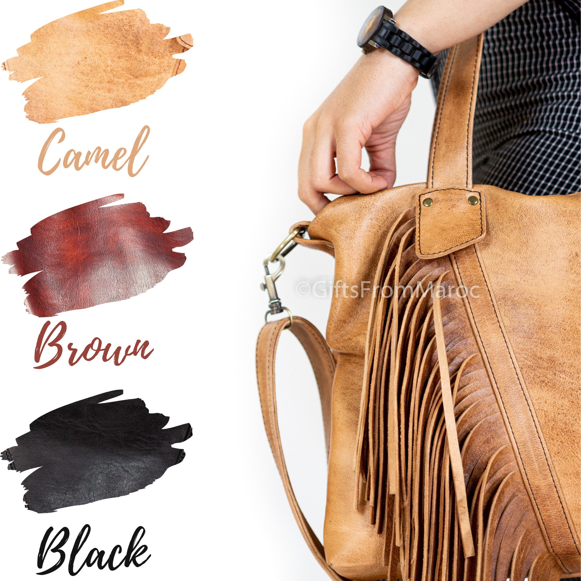 Fringe Purse Fringe Western Leather Purse for Cowgirl Fringe - Etsy